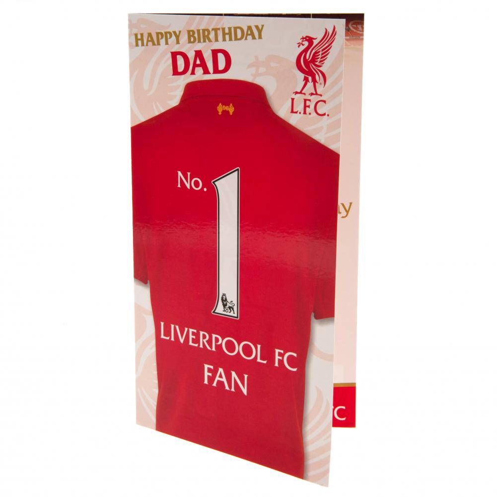 Liverpool FC No. 1 Dad Birthday Card – HannWorld