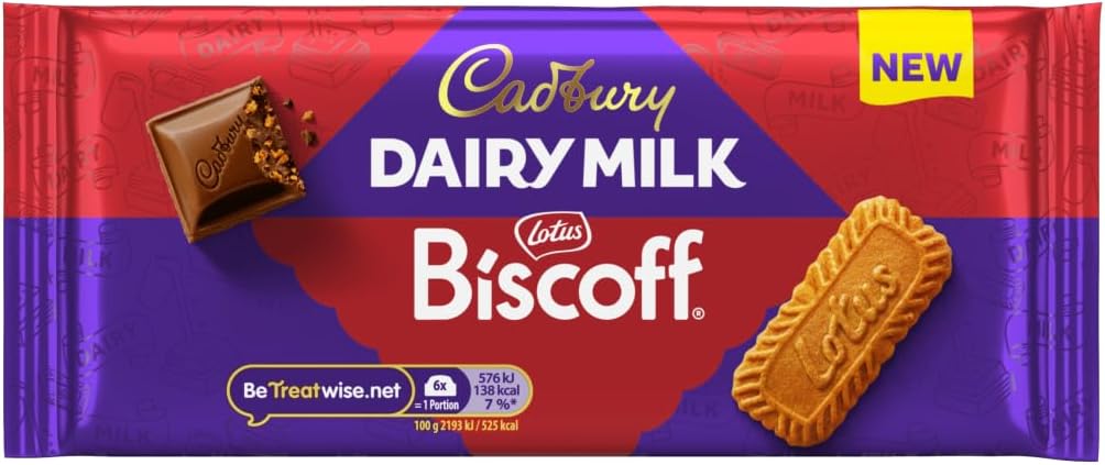 Cadbury Dairy Milk Biscoff 105g – HannWorld