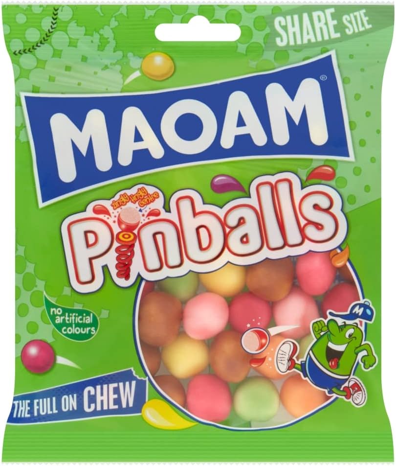 Maoam Pinballs Chewy Sweets, 140g – HannWorld