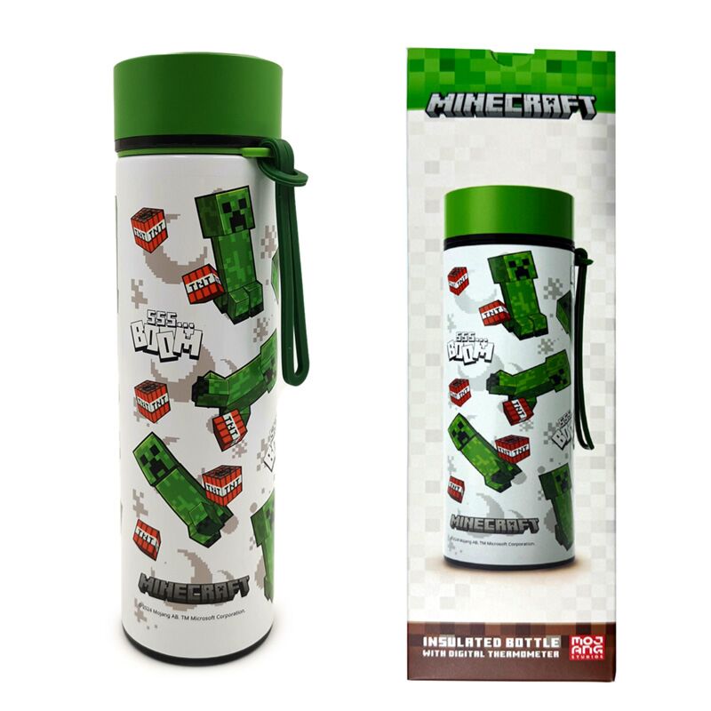 Minecraft SSS… BOOM Hot & Cold Digital Thermometer Bottle – HannWorld