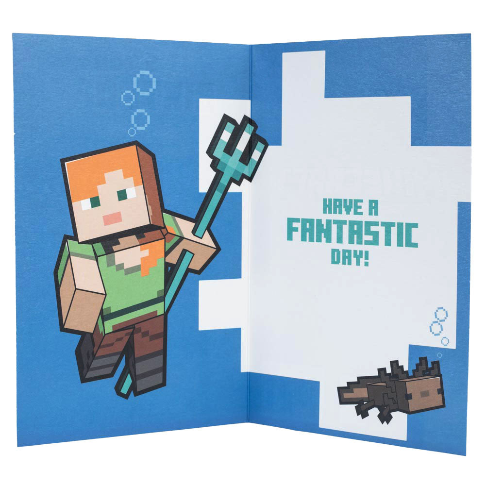 Minecraft Birthday Card – HannWorld