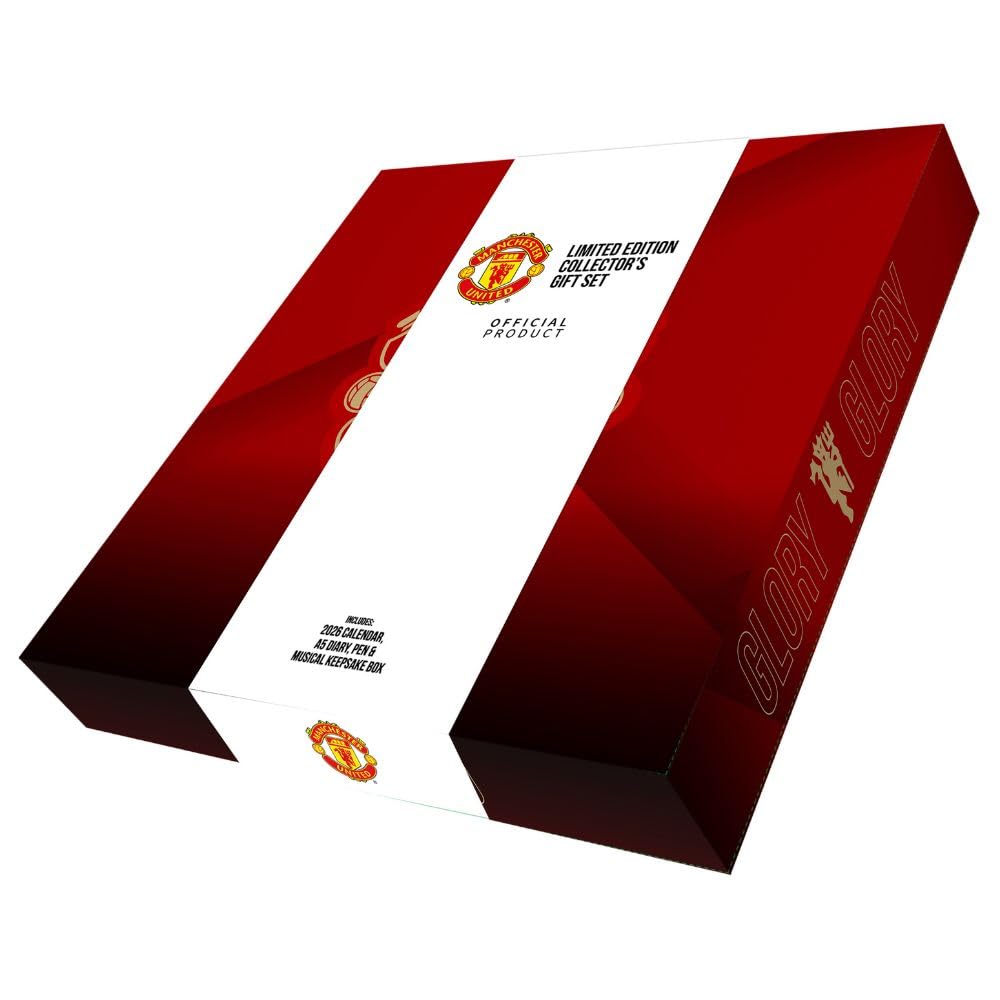 Manchester United FC Calendar & Diary Musical Gift Box 2026 – HannWorld