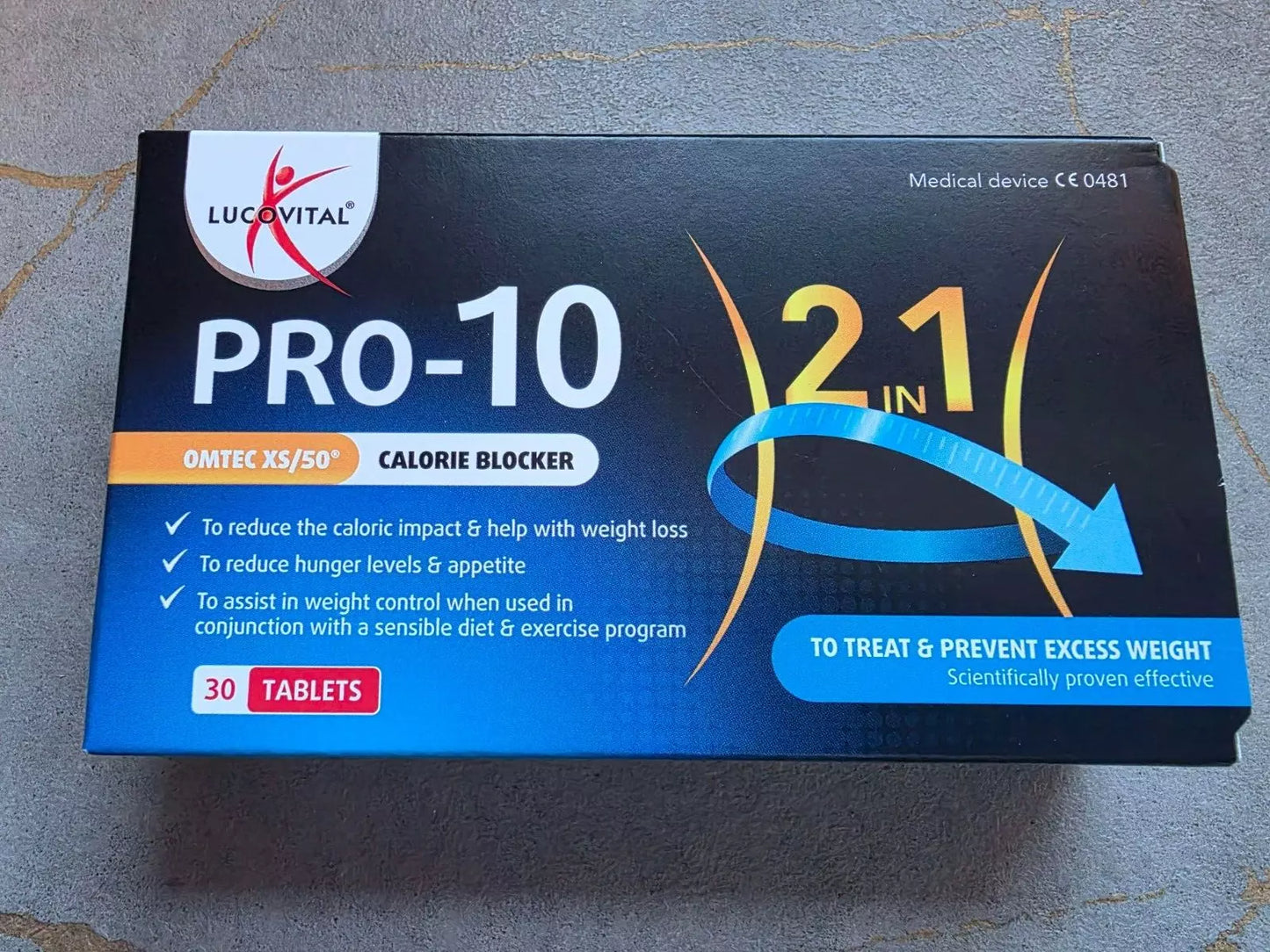 Lucovital Pro-10 Fat Binder Weight Loss Calorie Blocker 30 Diet Tablet ...